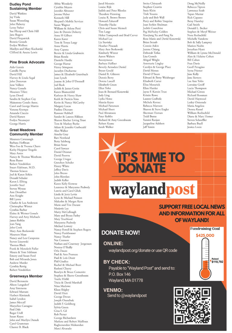 Our Donors – Waylandpost