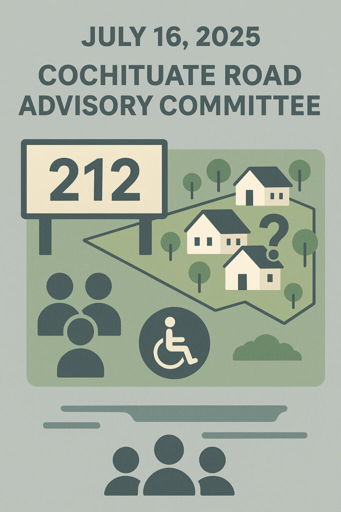 July 16, 2025 212 Cochituate Road Advisory Committee - Waylandpost