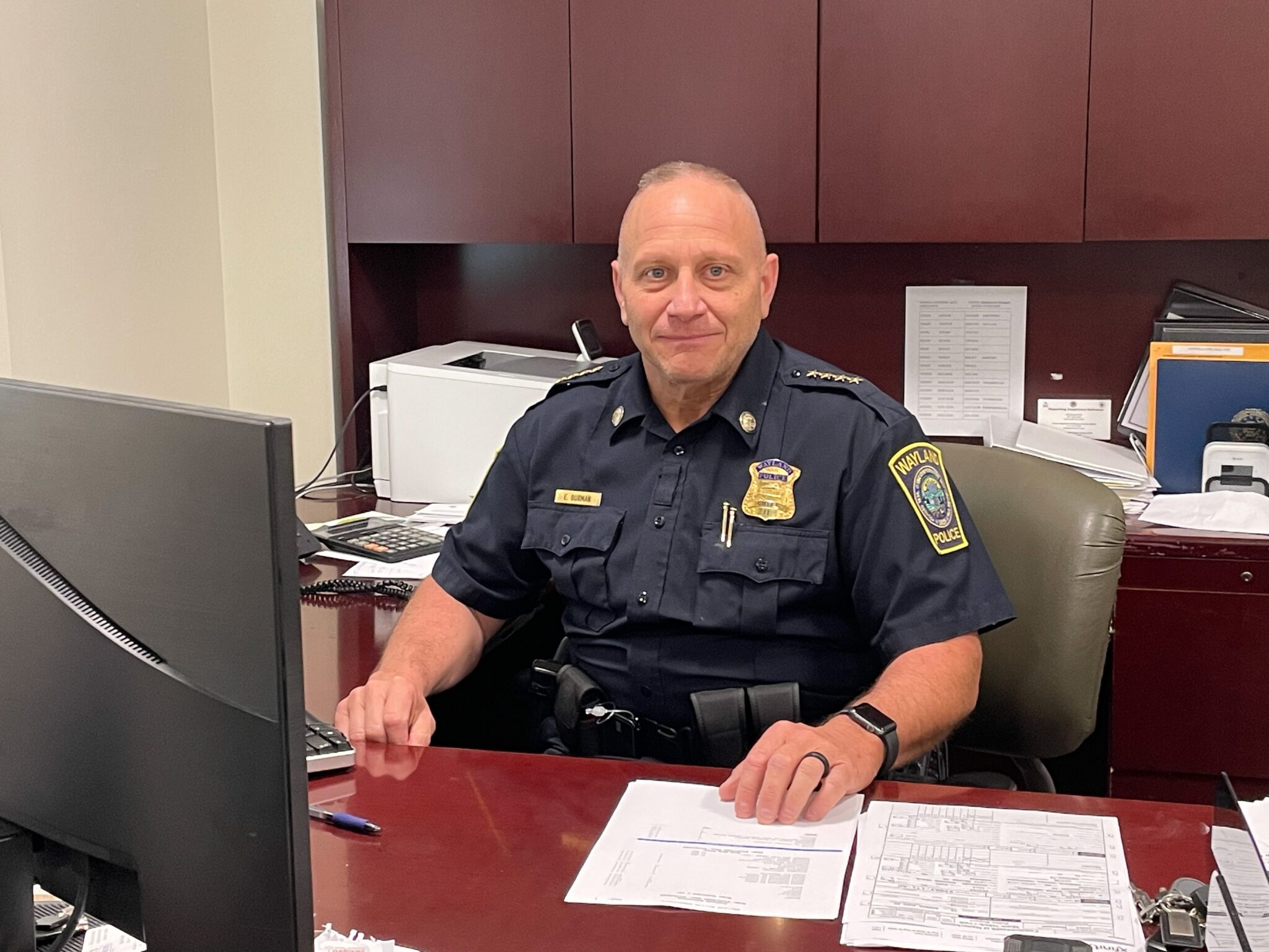 Police Chief Ed Burman to Retire - Waylandpost